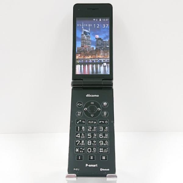 携帯電話 P-01J パナソニック ドコモ SIMロック解除〇 ブラック