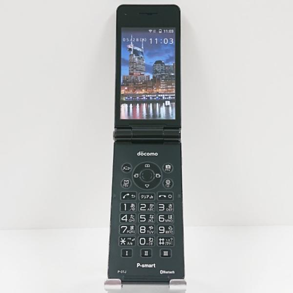 携帯電話 P-01J パナソニック ドコモ SIMロック解除〇 ブラック