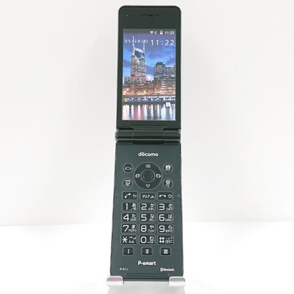 携帯電話 P-01J パナソニック ドコモ SIMロック解除〇 ブラック
