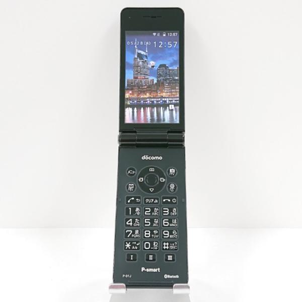 携帯電話 P-01J パナソニック ドコモ SIMロック解除〇 ブラック