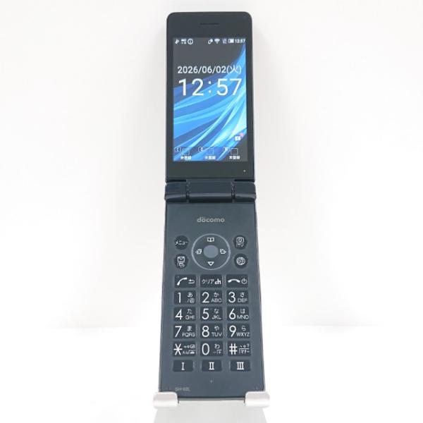 携帯電話 SH-02L SHARP シャープ ドコモ SIMロック解除〇 ブラック
