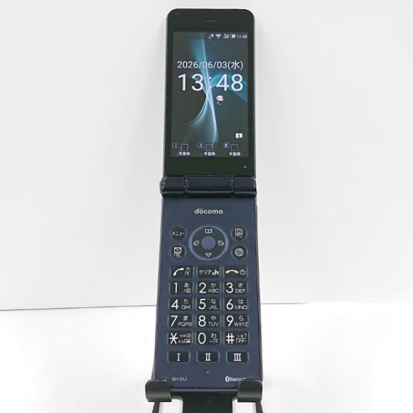 携帯電話 SH-01J SHARP シャープ ドコモ SIMロック解除〇 ブルーブラック