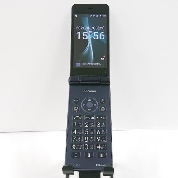 携帯電話 SH-01J SHARP シャープ ドコモ SIMロック解除〇 ブルーブラック