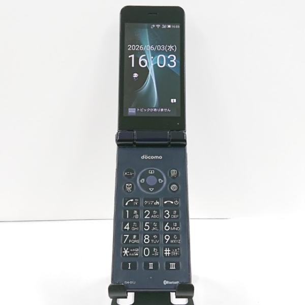 携帯電話 SH-01J SHARP シャープ ドコモ SIMロック解除〇 ブルーブラック
