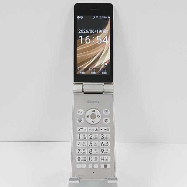 携帯電話 SH-02L SHARP シャープ ドコモ SIMロック解除〇 ゴールド