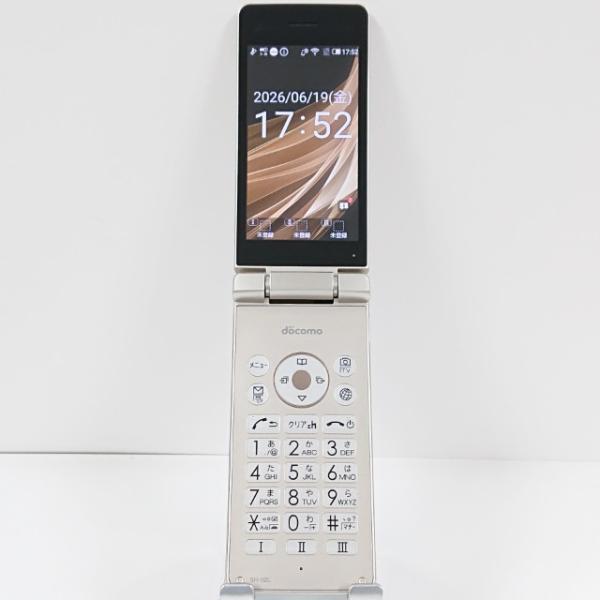 携帯電話 SH-02L SHARP シャープ ドコモ SIMロック解除〇 ゴールド