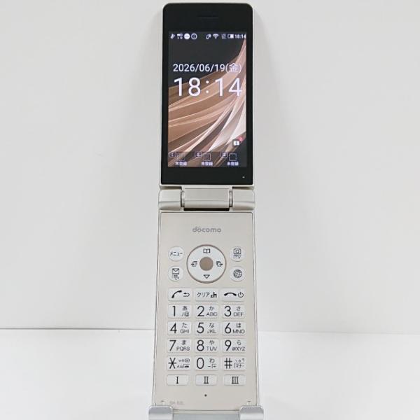 携帯電話 SH-02L SHARP シャープ ドコモ SIMロック解除〇 ゴールド
