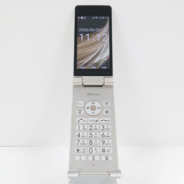 携帯電話 SH-02L SHARP シャープ ドコモ SIMロック解除〇 ゴールド