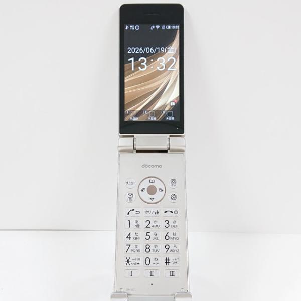 携帯電話 SH-02L SHARP シャープ ドコモ SIMロック解除〇 ゴールド
