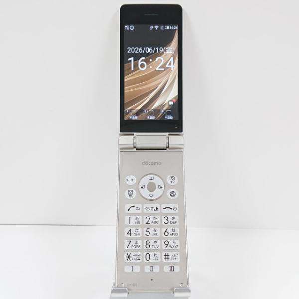 携帯電話 SH-02L SHARP シャープ ドコモ SIMロック解除〇 ゴールド