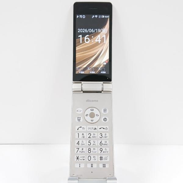 携帯電話 SH-02L SHARP シャープ ドコモ SIMロック解除〇 ゴールド