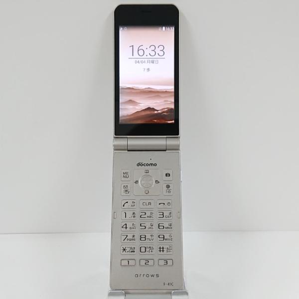 携帯電話 F-41C FCNT ドコモ SIMロック解除〇 ゴールド