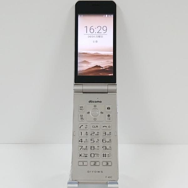 携帯電話 F-41C FCNT ドコモ SIMロック解除〇 ゴールド
