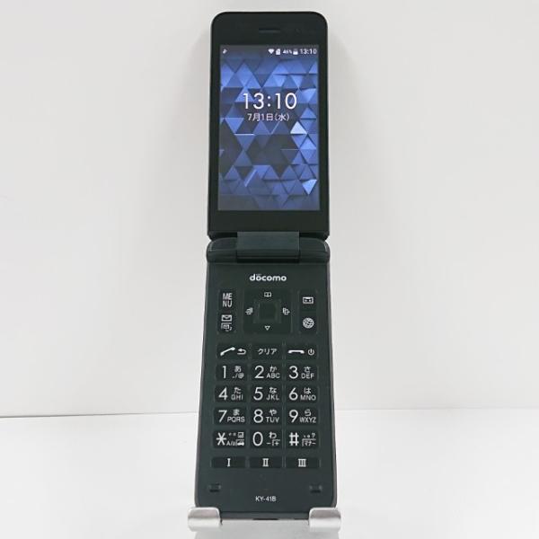 携帯電話 KY-41B 京セラ ドコモ SIMロック解除〇 ブラック