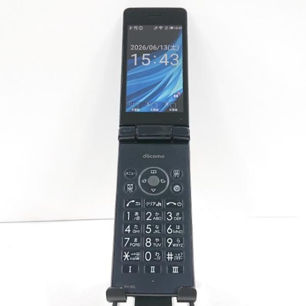 携帯電話 SH-02L SHARP シャープ ドコモ SIMロック解除〇 ブラック