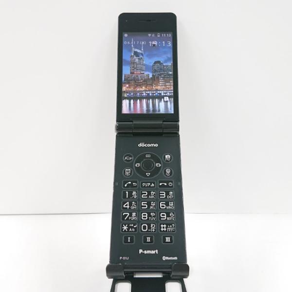 携帯電話 P-01J パナソニック ドコモ SIMロック解除〇 ブラック