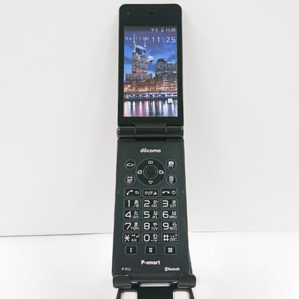 携帯電話 P-01J パナソニック ドコモ SIMロック解除〇 ブラック