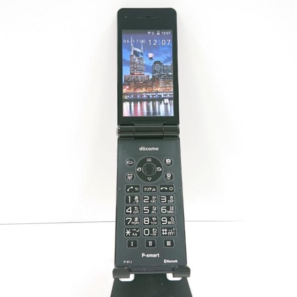 携帯電話 P-01J パナソニック ドコモ SIMロック解除〇 ブラック
