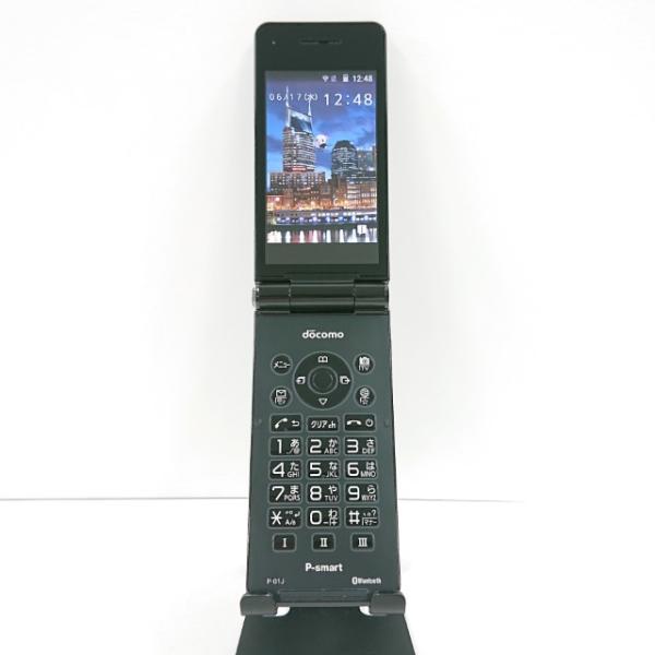 携帯電話 P-01J パナソニック ドコモ SIMロック解除〇 ブラック