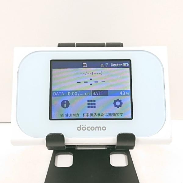 ルーター N-01J NECプラットフォームズ ドコモ SIMロック解除× ホワイト