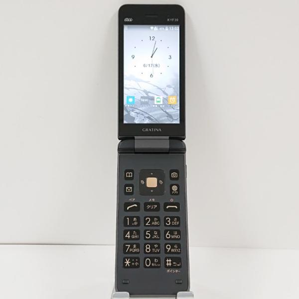 携帯電話 KYF39 京セラ au SIMロック解除〇 墨