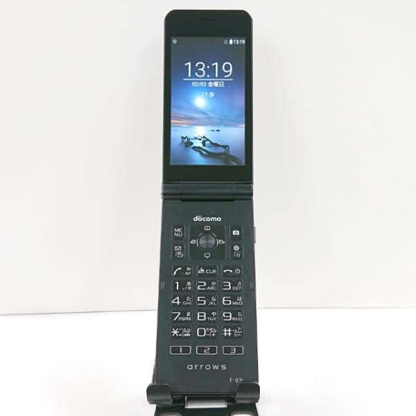 携帯電話 F-03L FUJITSU 富士通 ドコモ SIMロック解除〇 ブラック
