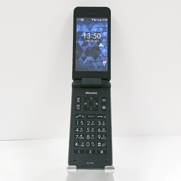 携帯電話 KY-41B 京セラ ドコモ SIMロック解除〇 ブラック