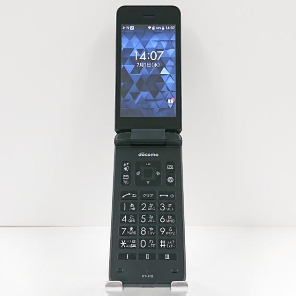 携帯電話 KY-41B 京セラ ドコモ SIMロック解除〇 ブラック