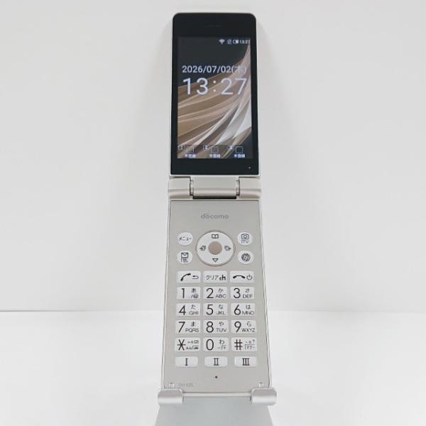携帯電話 SH-02L SHARP シャープ ドコモ SIMロック解除〇 ゴールド