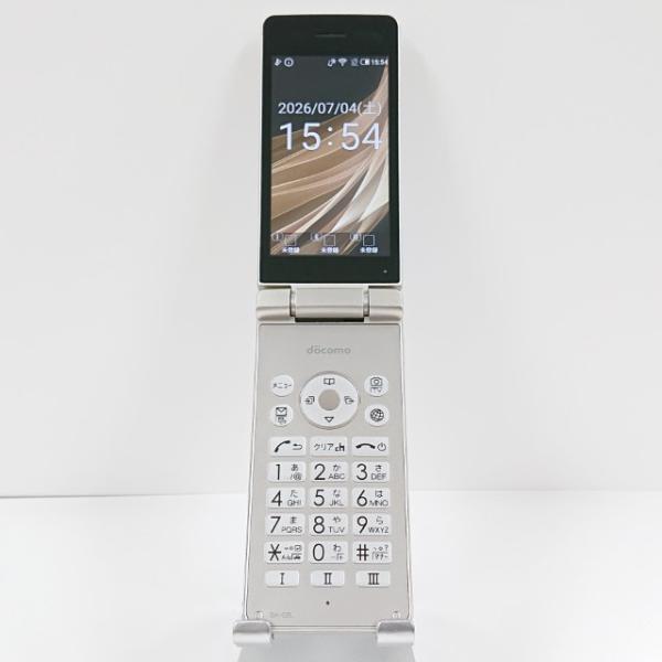 携帯電話 SH-02L SHARP シャープ ドコモ SIMロック解除〇 ゴールド