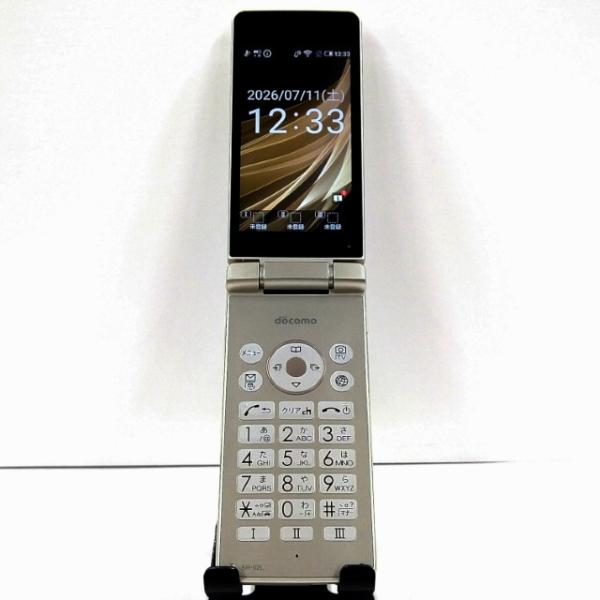 携帯電話 SH-02L SHARP シャープ ドコモ SIMロック解除〇 ゴールド