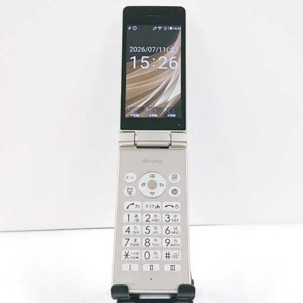 携帯電話 SH-02L SHARP シャープ ドコモ SIMロック解除〇 ゴールド