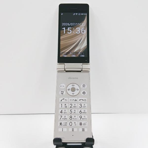 携帯電話 SH-02L SHARP シャープ ドコモ SIMロック解除〇 ゴールド