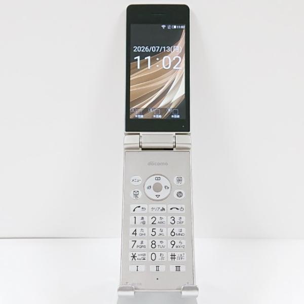 携帯電話 SH-02L SHARP シャープ ドコモ SIMロック解除〇 ゴールド
