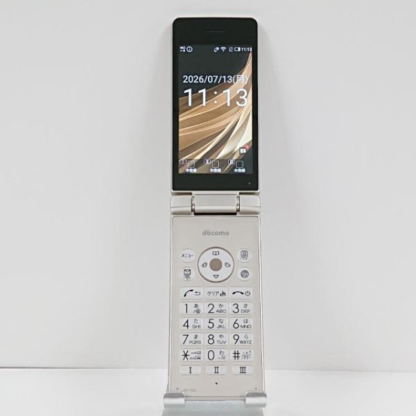 携帯電話 SH-02L SHARP シャープ ドコモ SIMロック解除〇 ゴールド