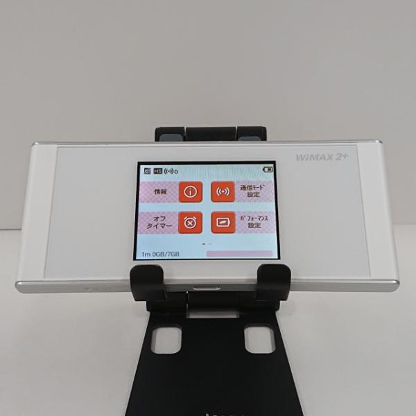 ルーター HWD36 HUAWEI au SIMロック解除〇 ホワイト×シルバー