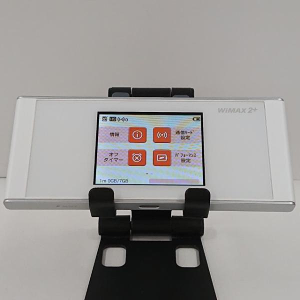 ルーター HWD36 HUAWEI au SIMロック解除〇 ホワイト×シルバー