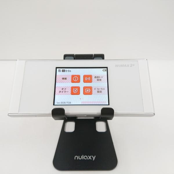 ルーター HWD36 HUAWEI au SIMロック解除〇 ホワイト×シルバー