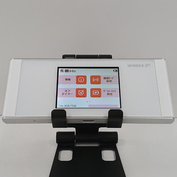ルーター HWD36 HUAWEI au SIMロック解除〇 ホワイト×シルバー