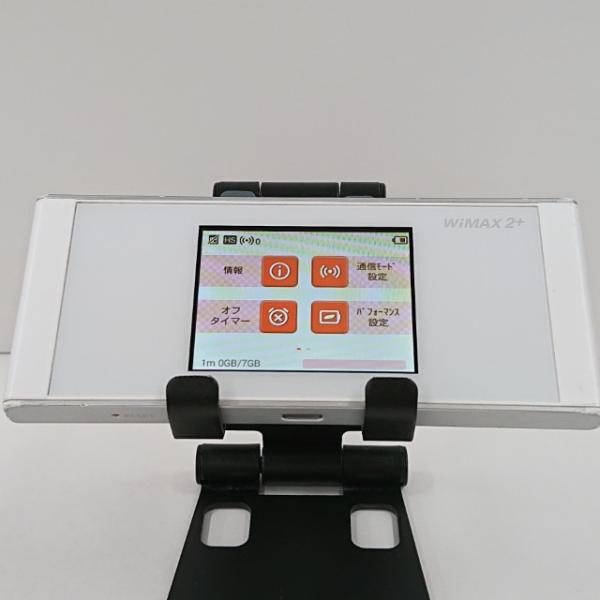 ルーター HWD36 HUAWEI au SIMロック解除〇 ホワイト×シルバー
