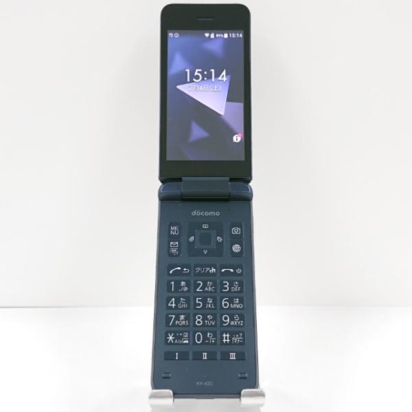 携帯電話 KY-42C 京セラ ドコモ SIMロック解除〇 ブラック