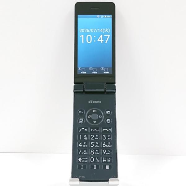 携帯電話 SH-03L SHARP シャープ ドコモ SIMロック解除〇 ブラック