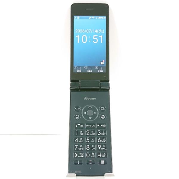 携帯電話 SH-03L SHARP シャープ ドコモ SIMロック解除〇 ブラック