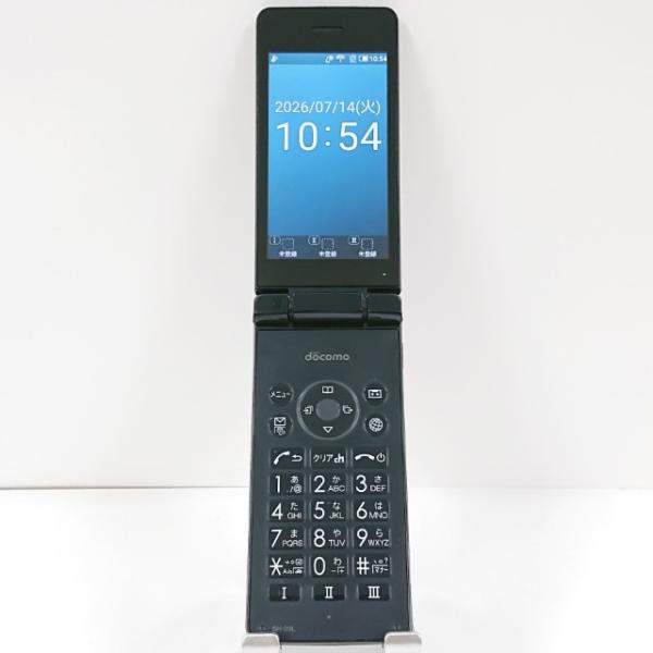 携帯電話 SH-03L SHARP シャープ ドコモ SIMロック解除〇 ブラック