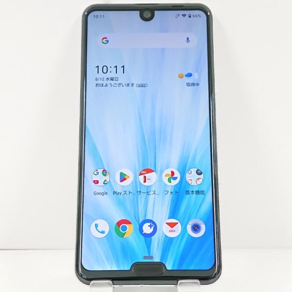 スマートフォン SHV44 SHARP シャープ au SIMロック解除〇 プラチナホワイト