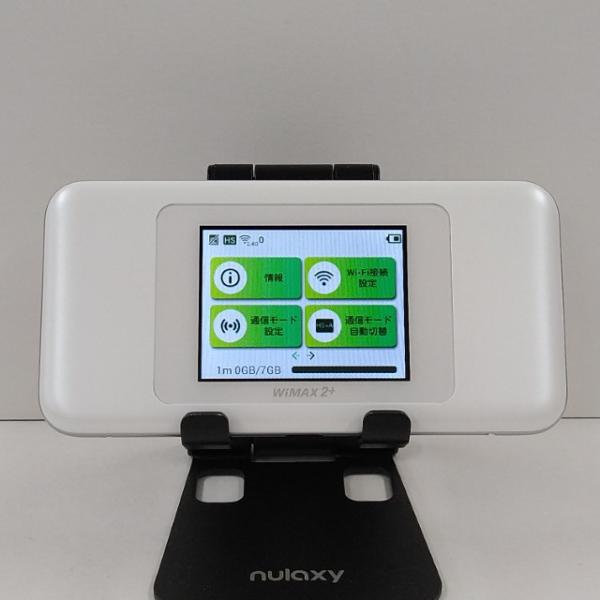 ルーター HWD37 HUAWEI au SIMロック解除〇 ホワイト×シルバー