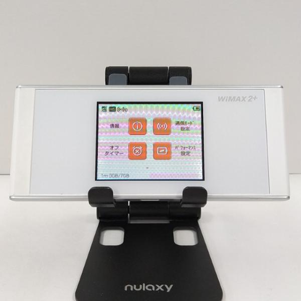 ルーター HWD36 HUAWEI au SIMロック解除〇 ホワイト×シルバー