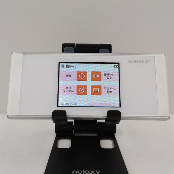 ルーター HWD36 HUAWEI au SIMロック解除〇 ホワイト×シルバー