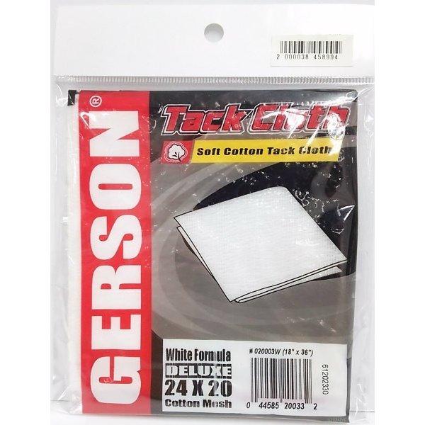 GERSON TACK CLOTH（ガーソン タッククロス）は漆の中塗りや上塗り前の被塗物面に付着しているゴミ、ホコリ処理に使います。生地に特殊なワニスを含浸させてあり、この粘着力によってゴミ、ホコリを取り除きます。また、特殊ワニスは漆には...
