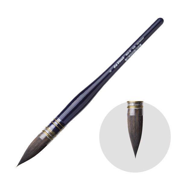 セーブルとリス、そして独自に開発したシンセティック（合成繊維毛）をブレンドすることにより、水の含みの良さと適度な弾力性を両立させた、ダヴィンチ製品の中でも人気の高い画筆です。＜仕様＞穂先の形状：ラウンド(丸)毛の種類：ブラックセーブル毛、セ...